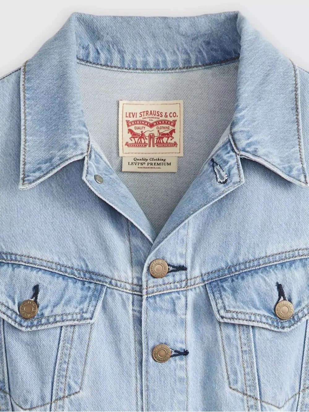 Levi's | Dresses | Levis Iconic Sleeveless Light Blue Denim Midi Dress ...